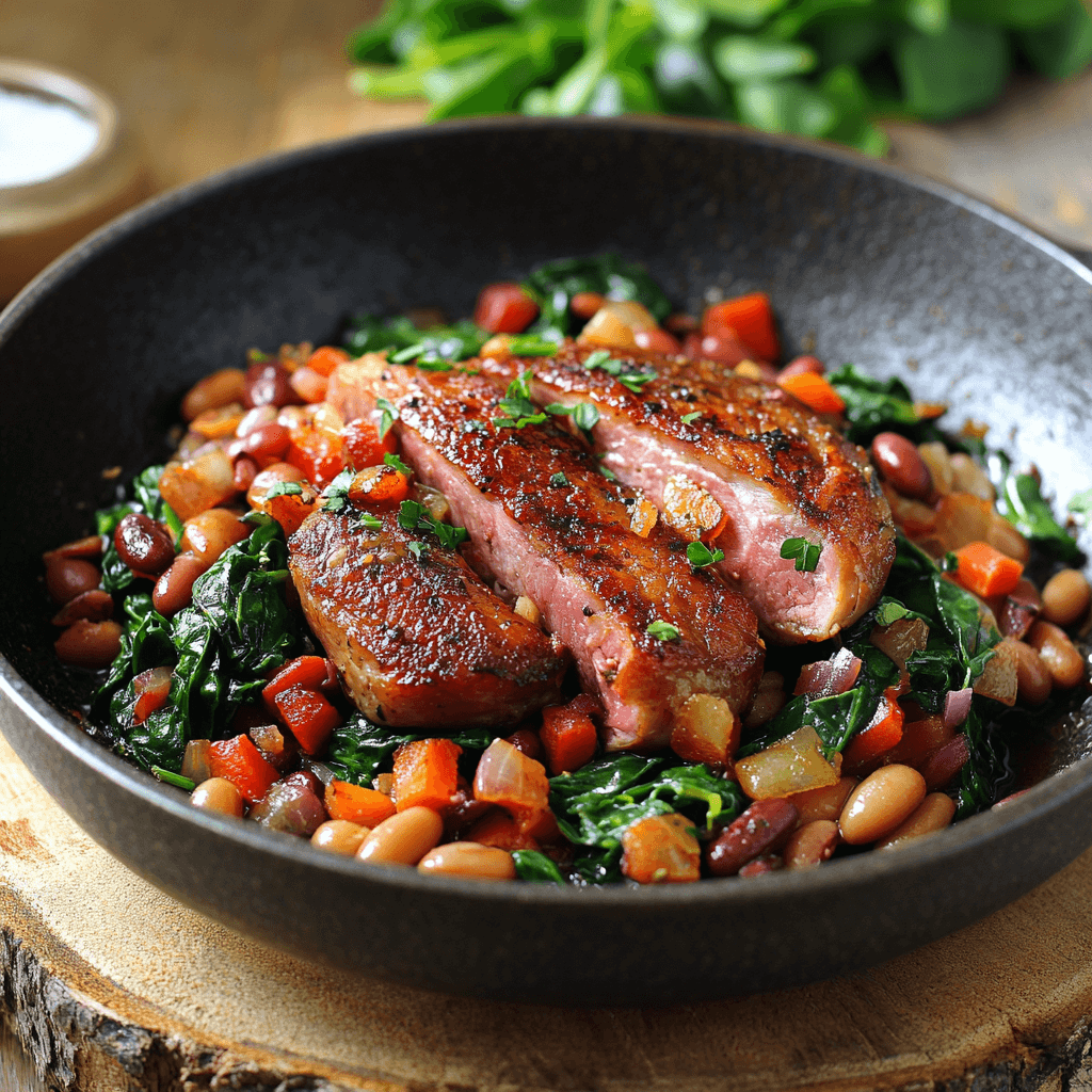Brown Bean & Duck Breast Skillet - TreatPsoriasis - Personalized ...